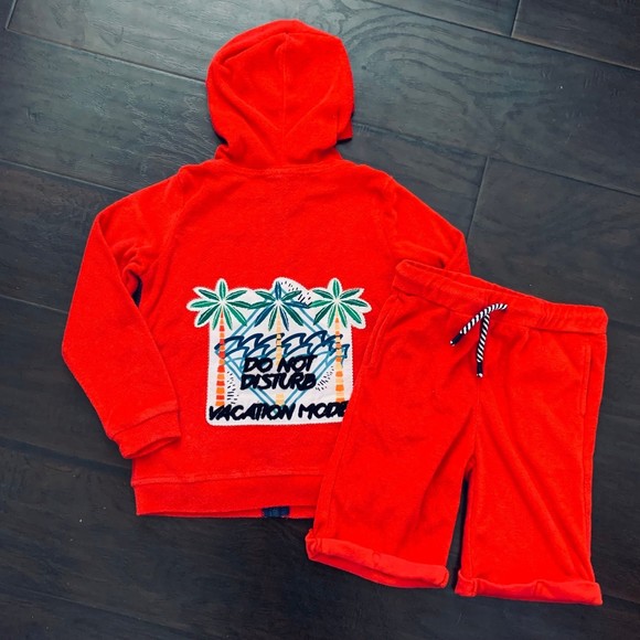 Andy & Evan | Bottoms | Andy Evan Beach Vacation Terry Cloth Hoodie ...